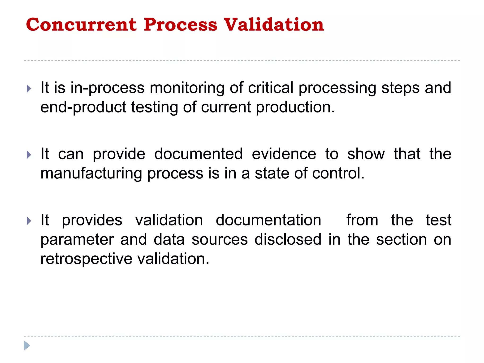Process validation ppt. | PPTX