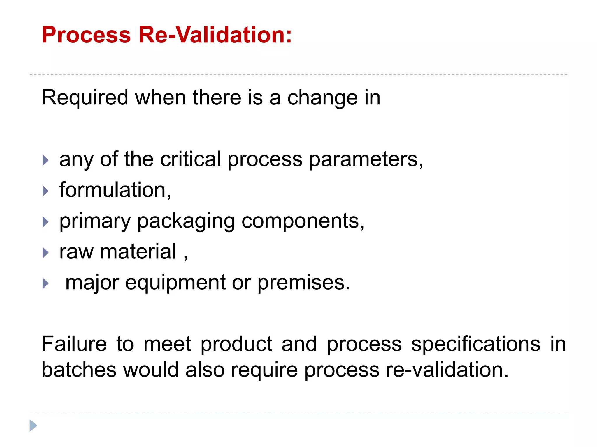 Process validation ppt. | PPTX