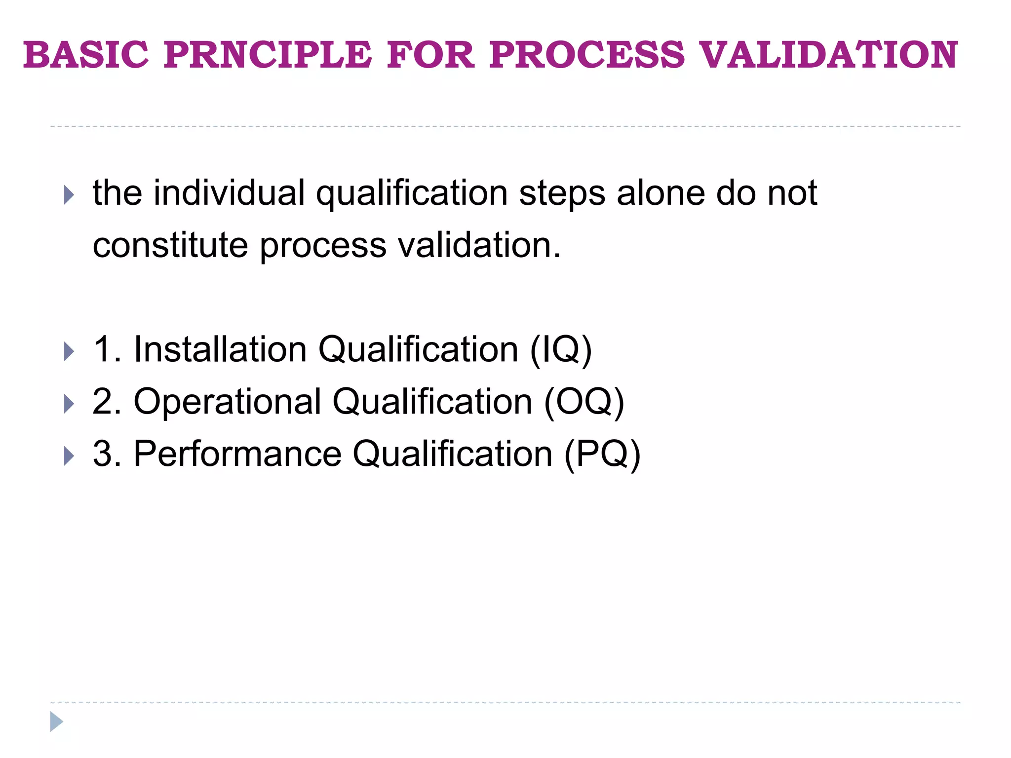 Process validation ppt. | PPTX