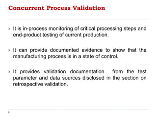 Process validation ppt. | PPTX
