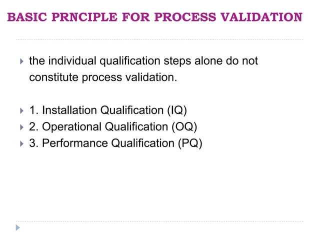 Process validation ppt. | PPT