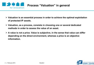 Process Valuation | PPT
