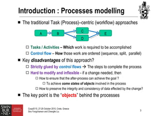 Process view framework for artifact centric business processes | PPT