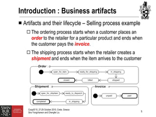 Process view framework for artifact centric business processes | PPT