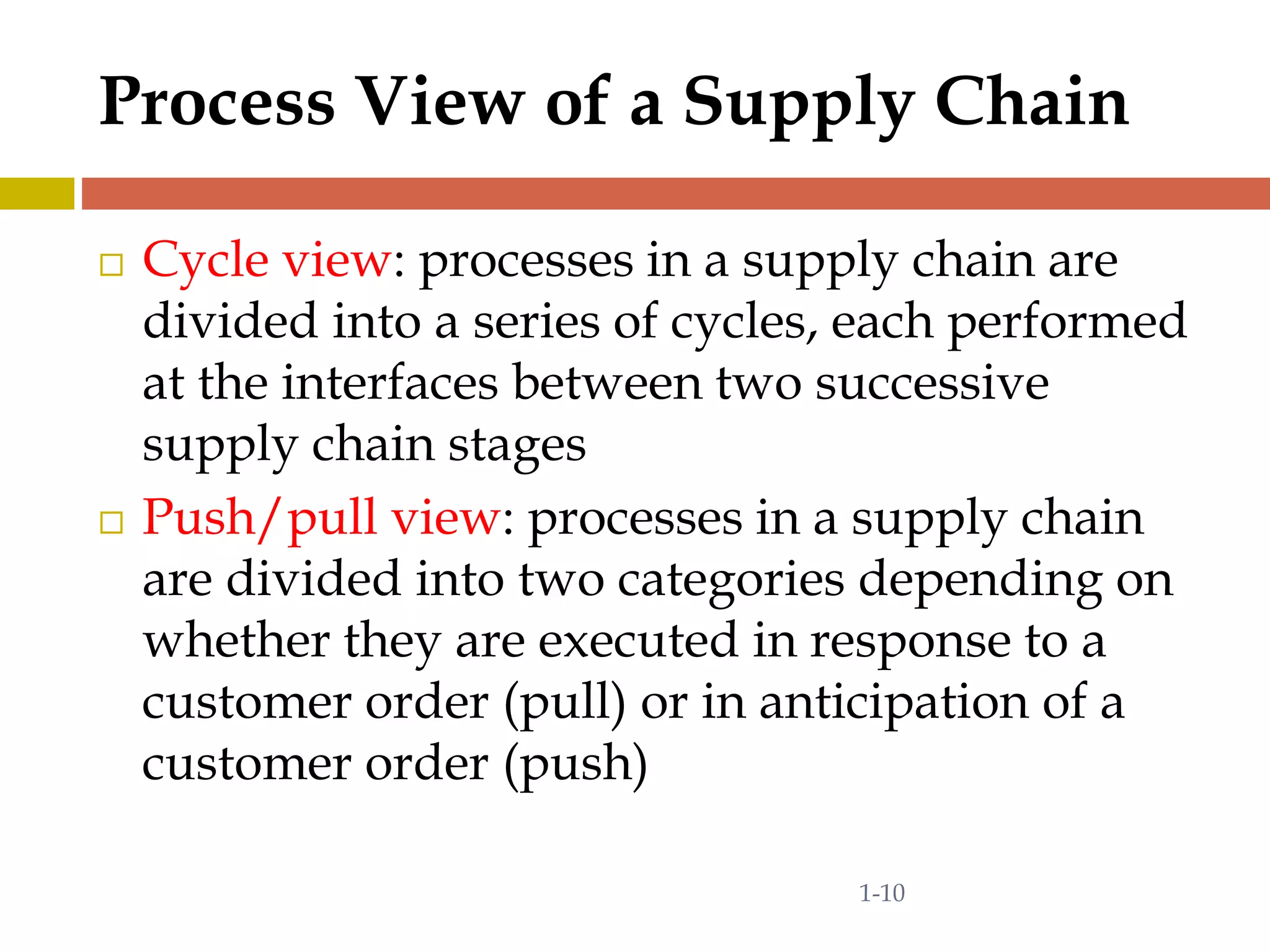 Process view of scm & value chain analysis | PPTX