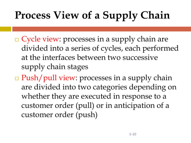 Process view of scm & value chain analysis | PPTX