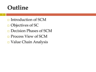 Process view of scm & value chain analysis | PPTX