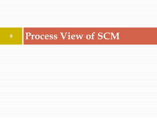 Process view of scm & value chain analysis | PPTX