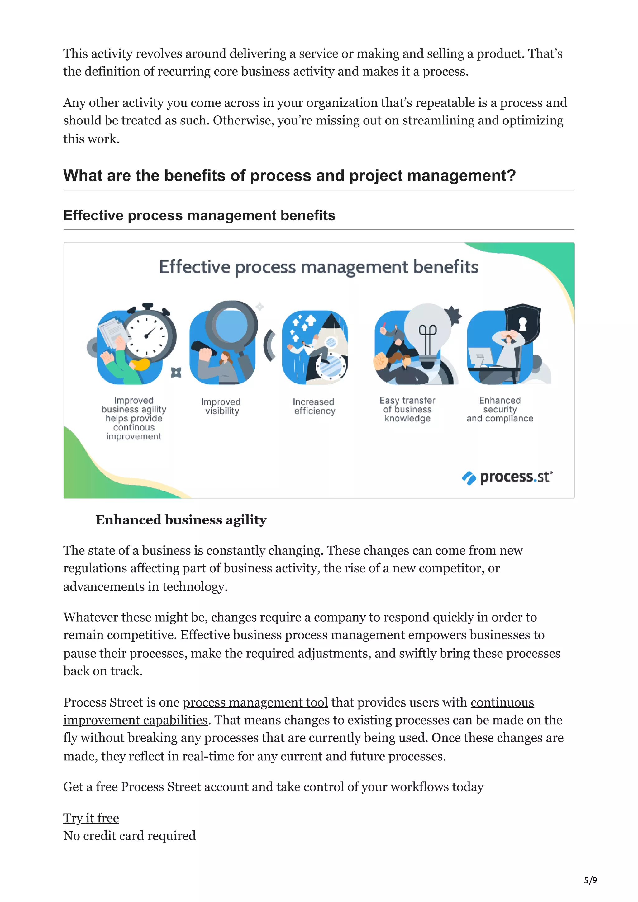 Process vs Project: What’s the Difference and Which is the Best? | PDF