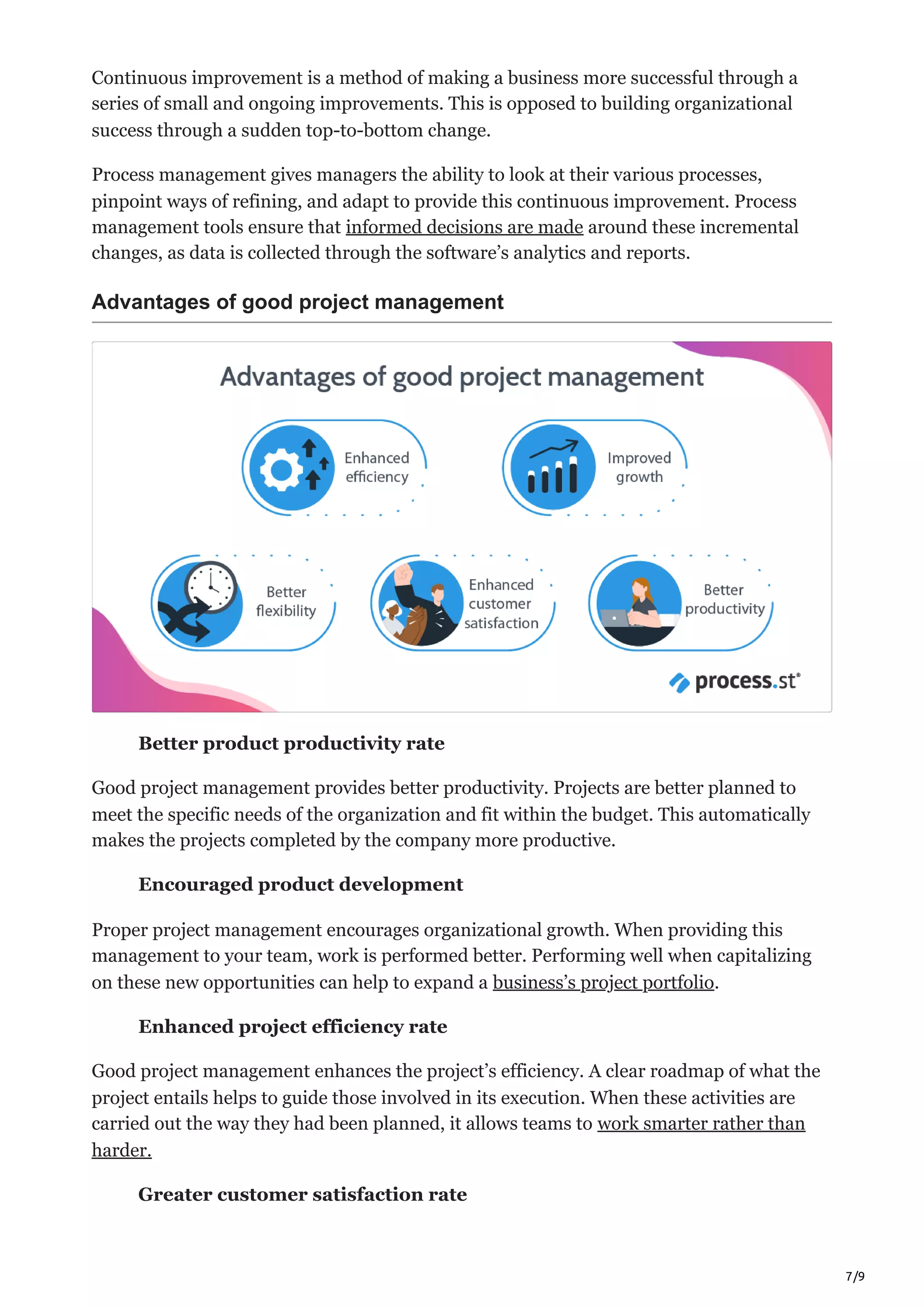Process vs Project: What’s the Difference and Which is the Best? | PDF