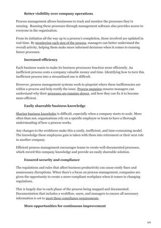 Process vs Project: What’s the Difference and Which is the Best? | PDF