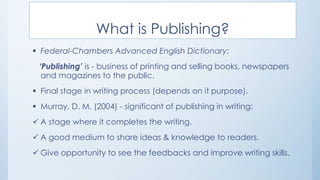 Process Writing (Publishing) | PPTX