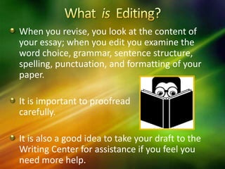 Process writing revision and editing.cccti | PPTX