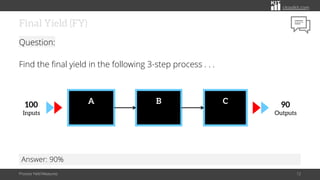 Measuring True Process Yield using Robust Yield Metrics | PDF ...