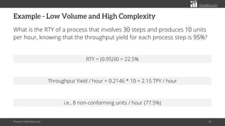 Measuring True Process Yield using Robust Yield Metrics | PDF ...