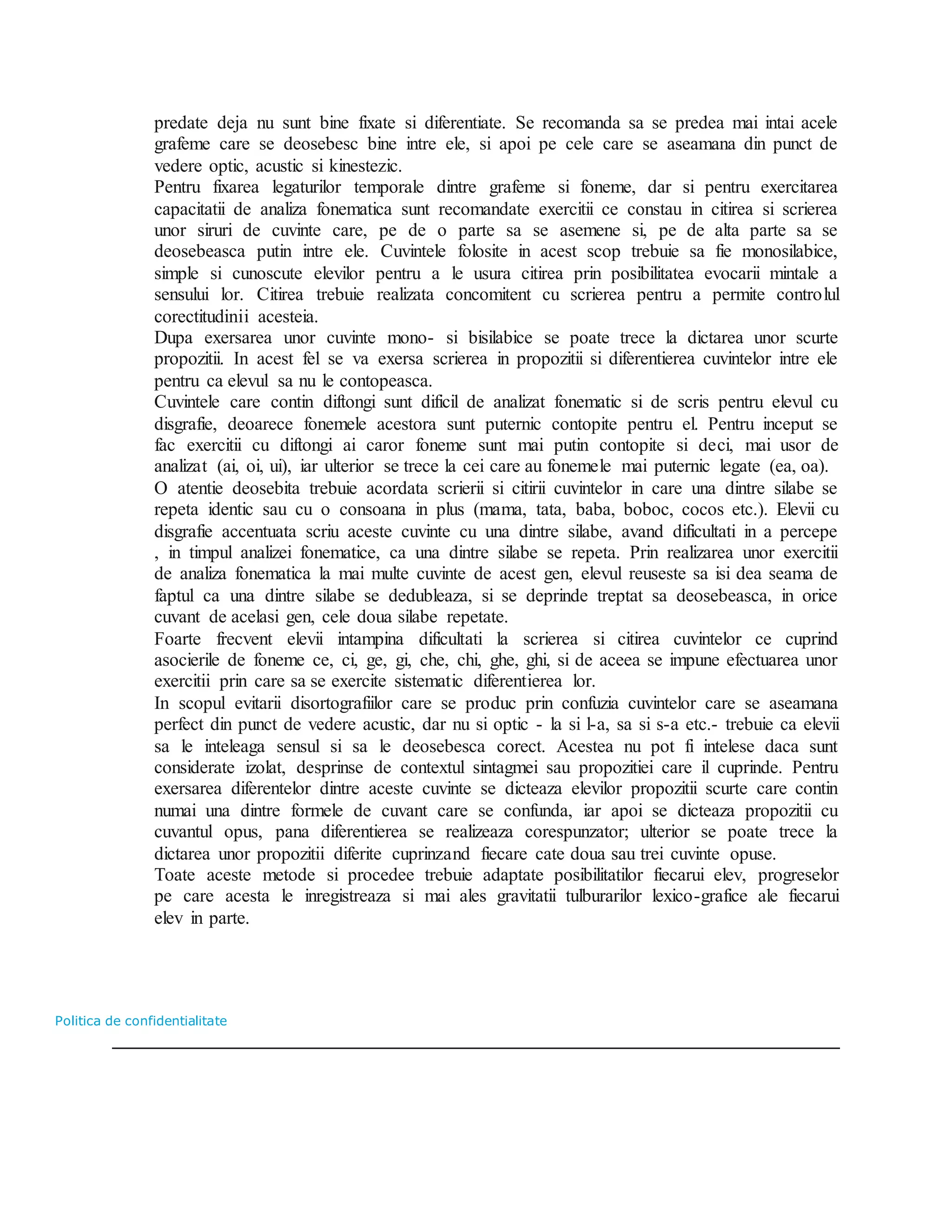 Procesul achizitiei actului lexico | DOCX