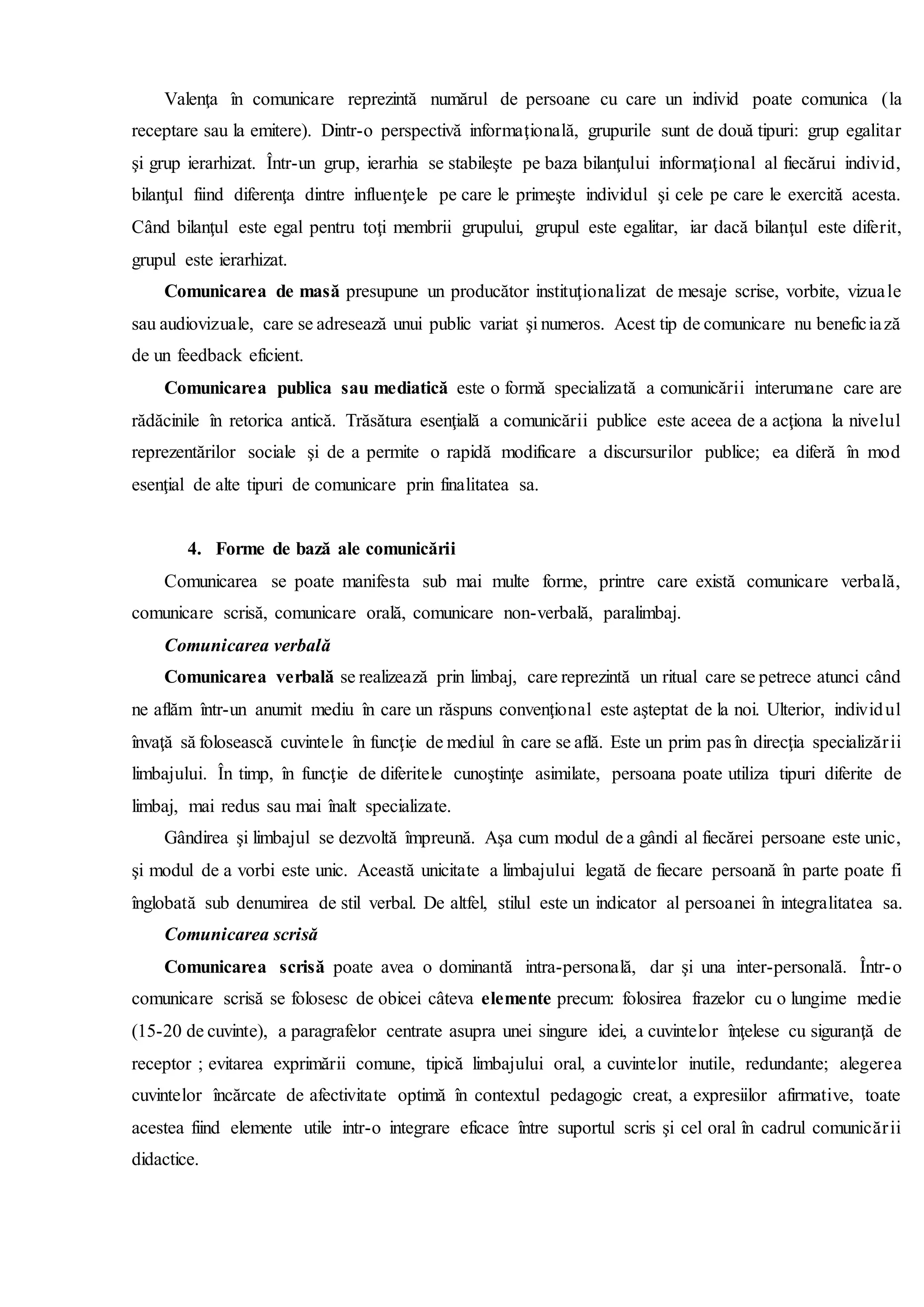 Procesul de comunicare curs | DOCX