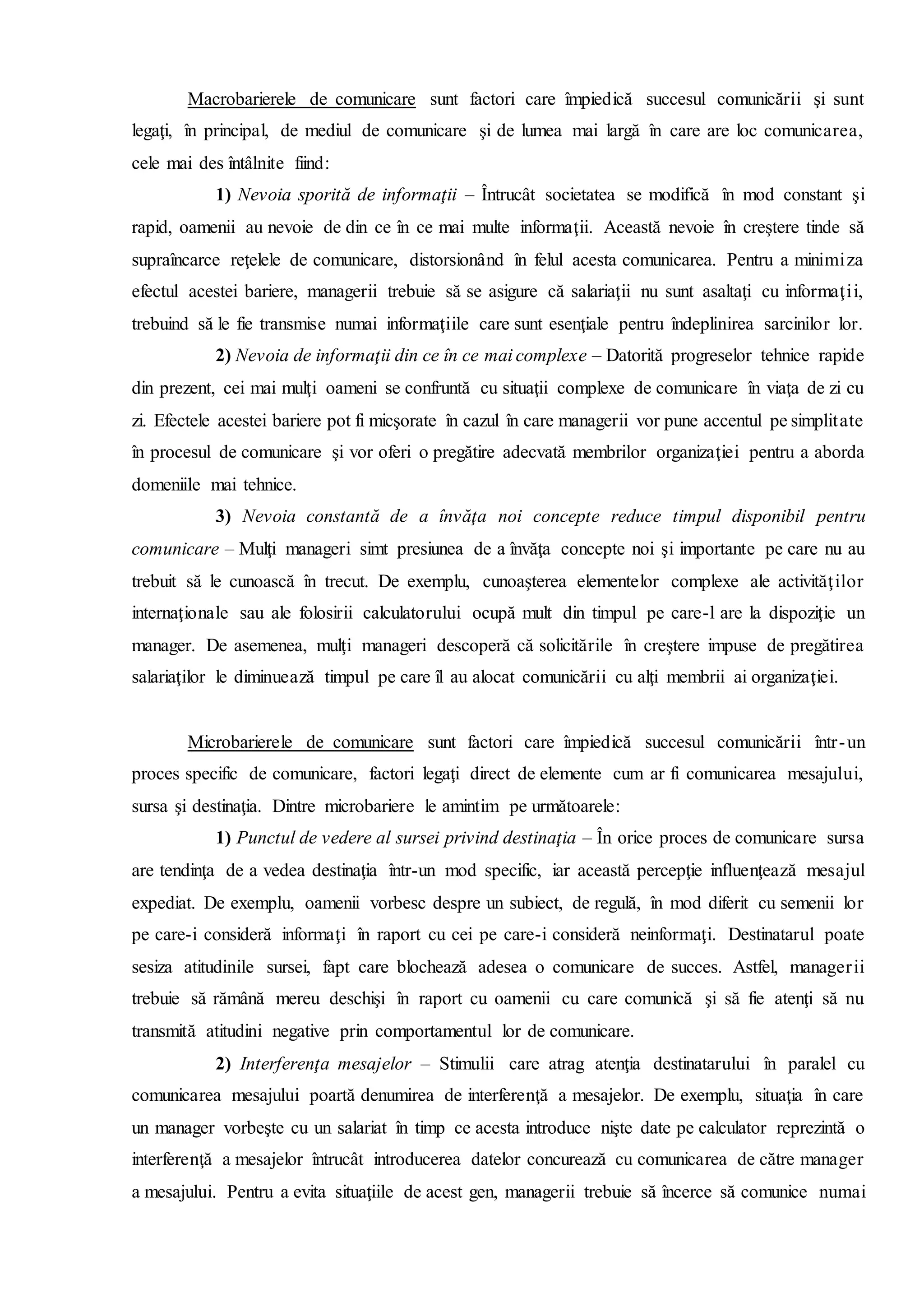 Procesul de comunicare curs | DOCX