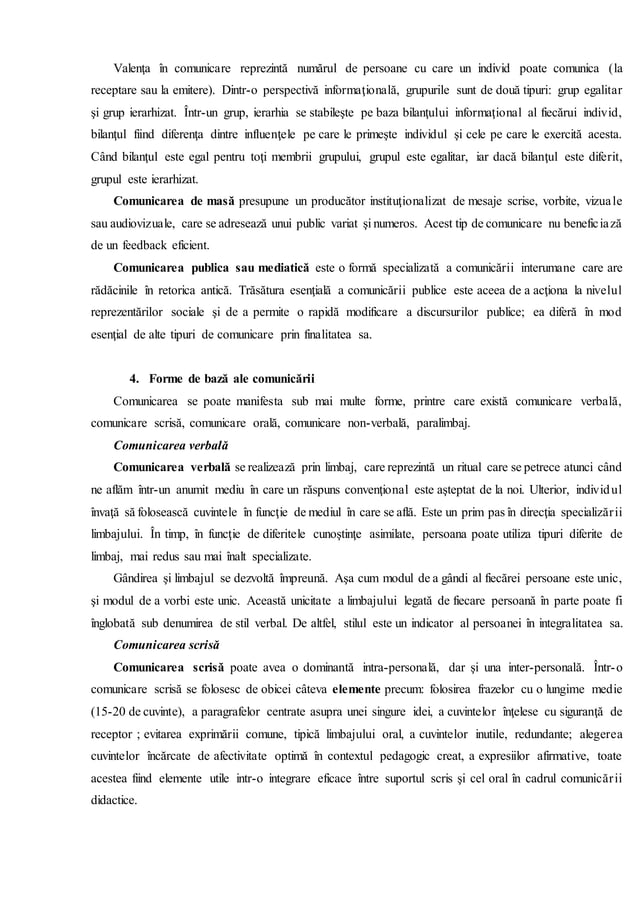 Procesul de comunicare curs | DOCX