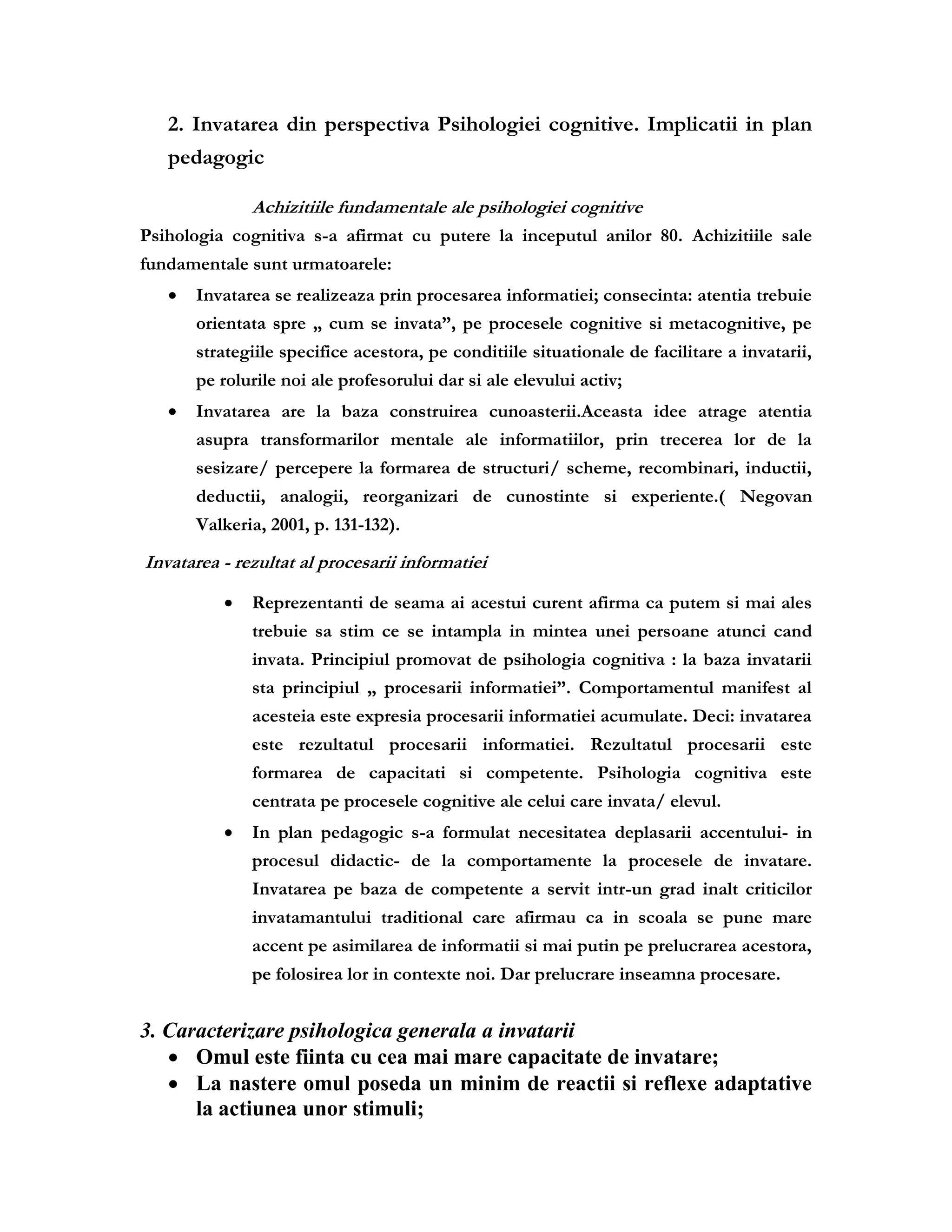 Procesul de invatamant ca relatie predare 19 martie-manolescumanole | PDF