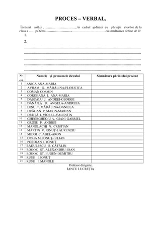 Proces verbalparinti | DOC