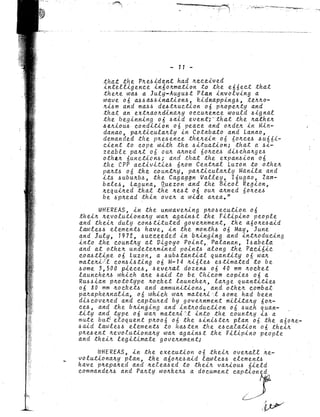 Proclamation no 1081 | PDF