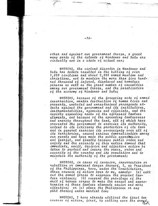 Proclamation no 1081 | PDF