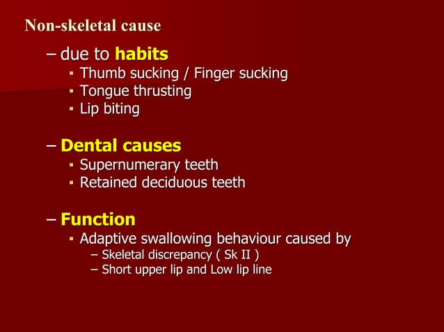 Proclined Upper Incisors | PPTX | Dental Health | Diseases and Conditions