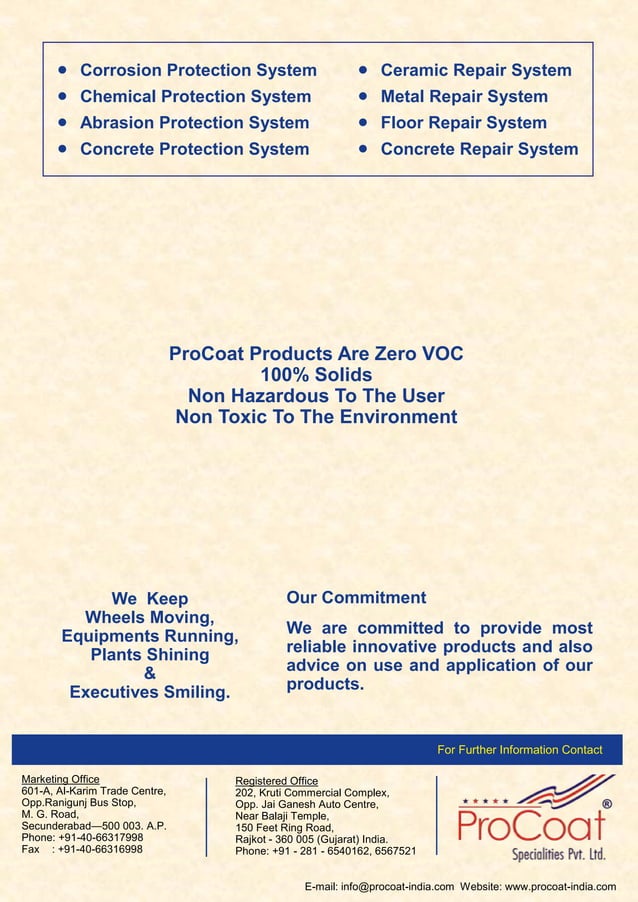 ProCoat Product Summary | PDF