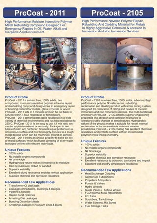 ProCoat Product Summary | PDF