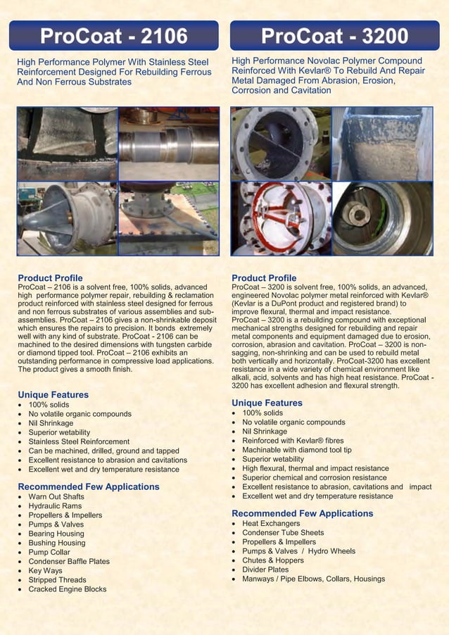 ProCoat Product Summary | PDF