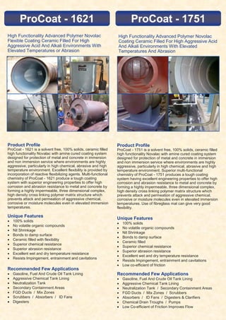 ProCoat Product Summary | PDF