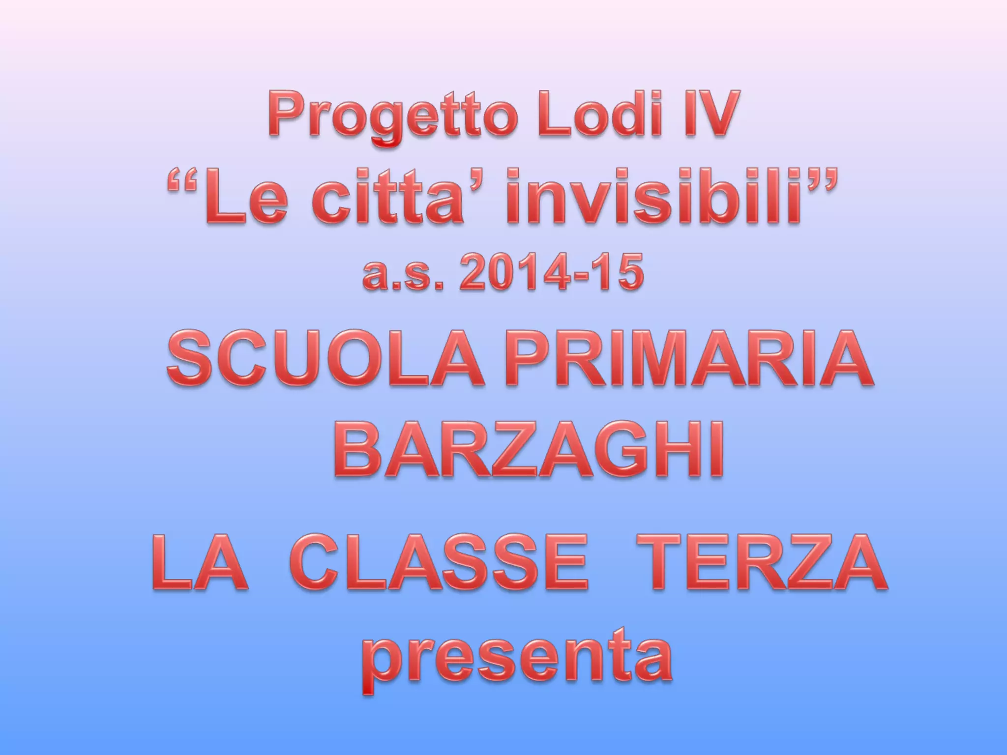 Procopia dalla classe terza barzaghi | PPT
