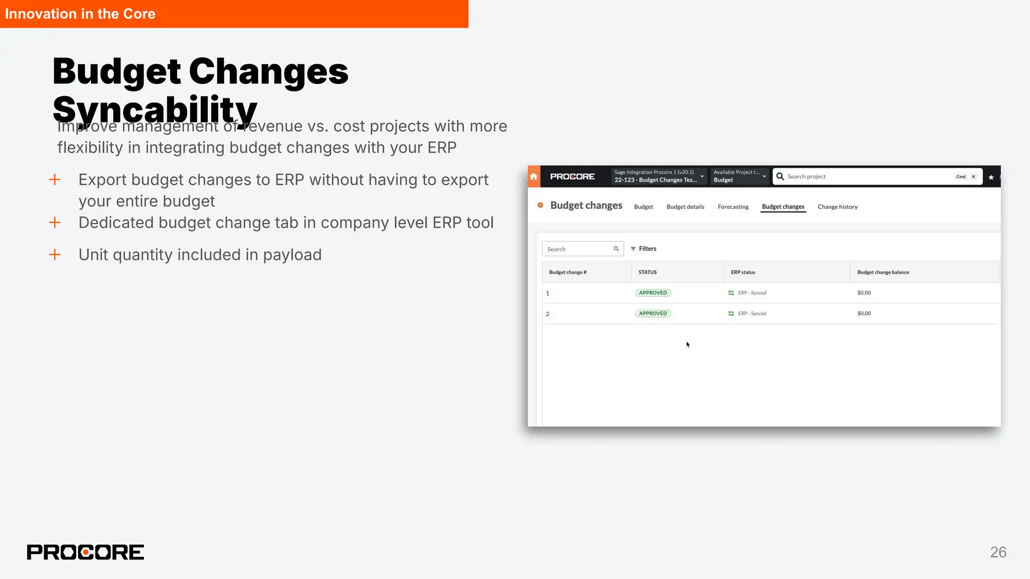 Procore Community Presentation - ERP (Mark Mariano) | PDF