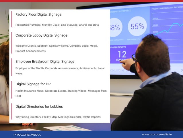 ProCore Corporate Digital Signage Solutions | PDF | Computing | Technology & Computing