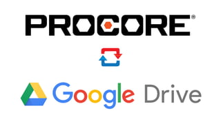 Procore GoogleDrive Integration | PDF