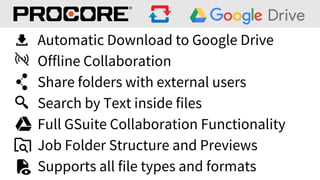 Procore GoogleDrive Integration | PDF