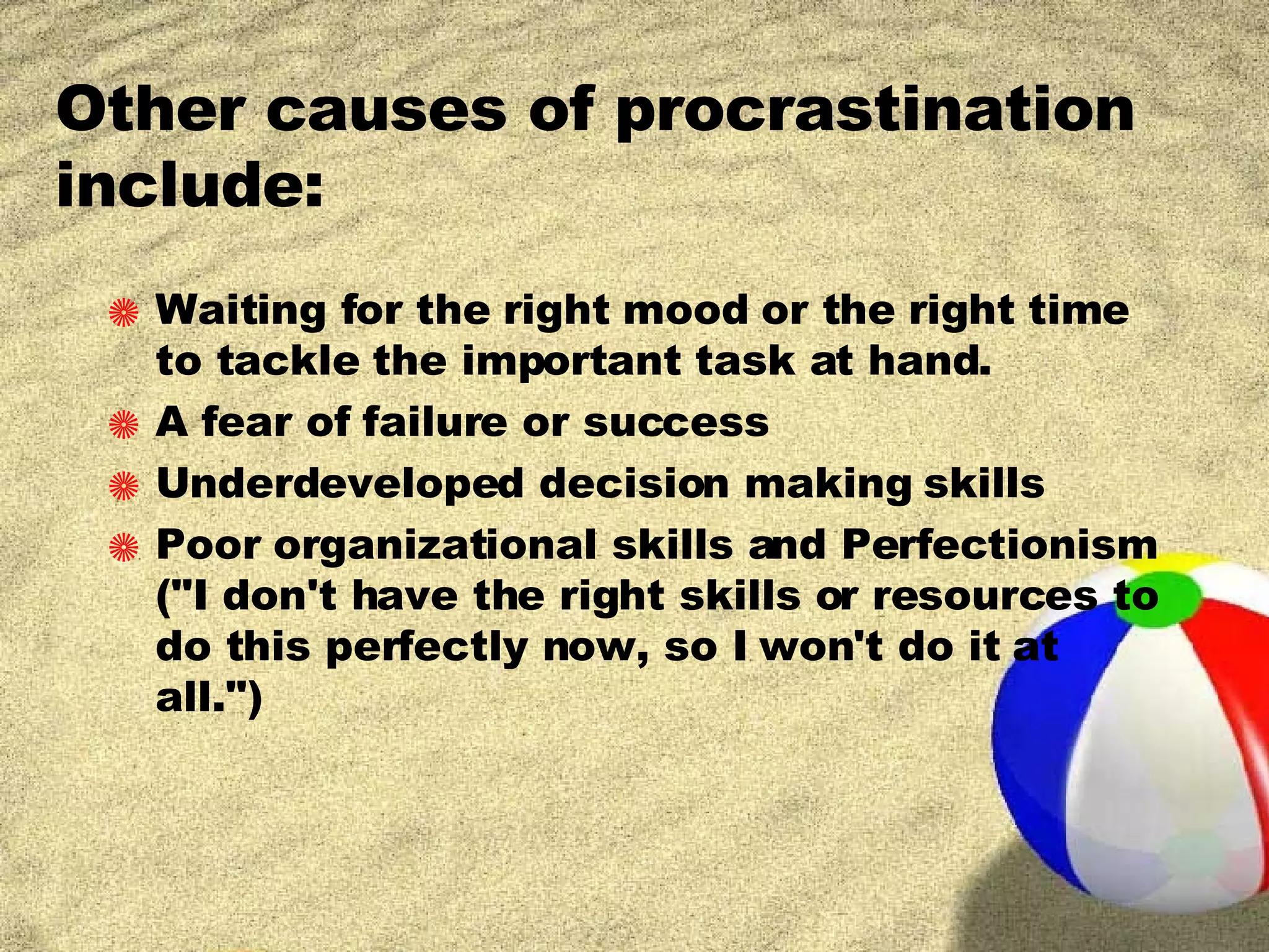Procrastination | PPT