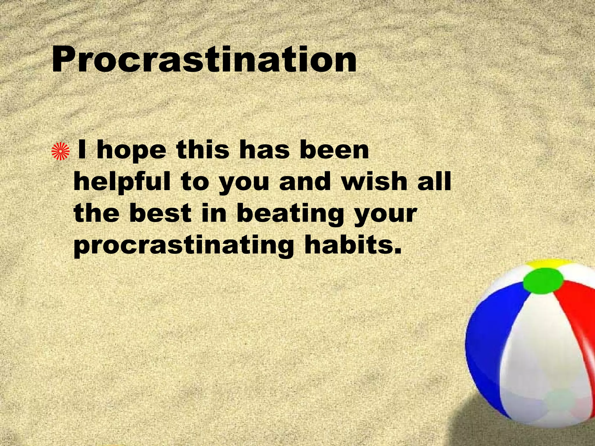 Procrastination | PPT