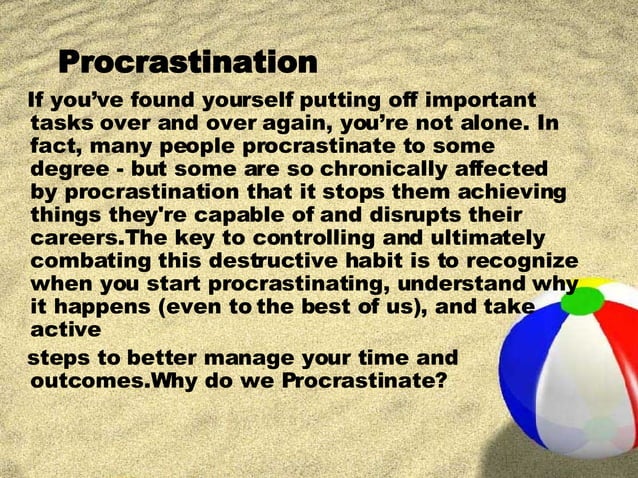 Procrastination | PPT