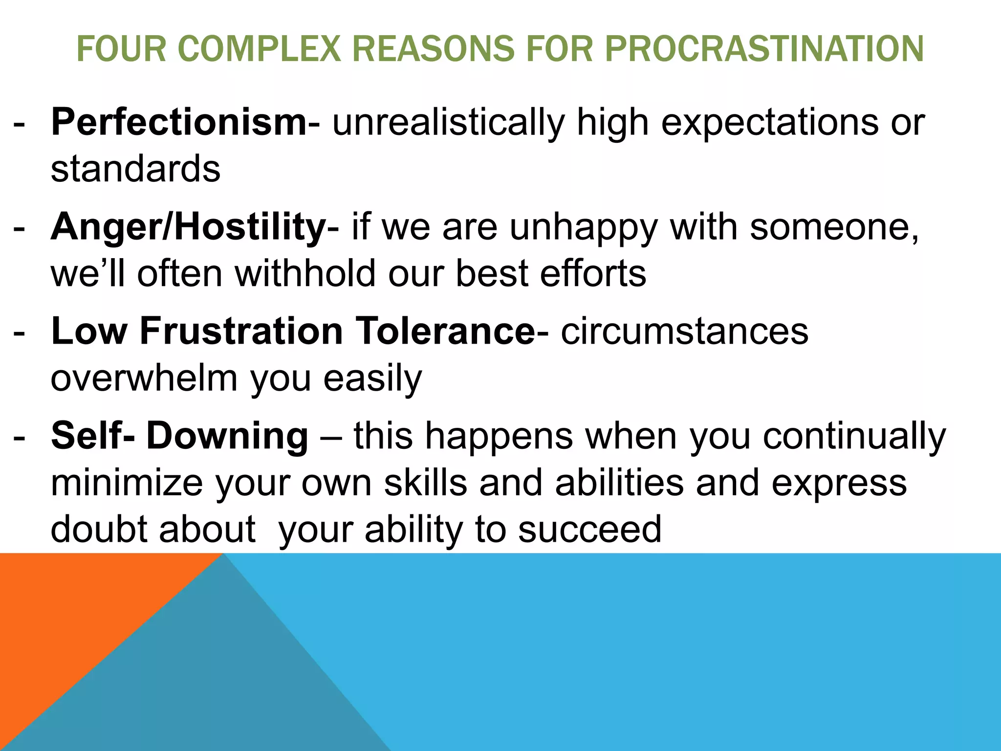 Procrastination | PPTX