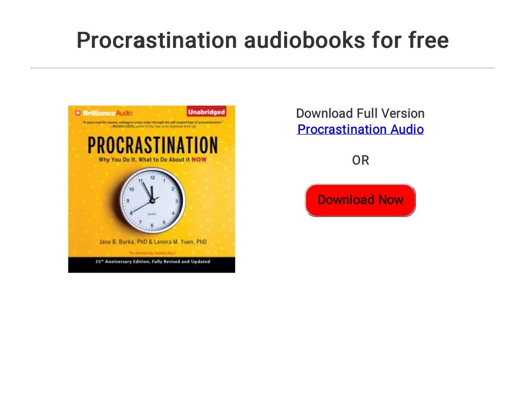 Procrastination Audiobooks For Free procrastination-audiobooks-for-free