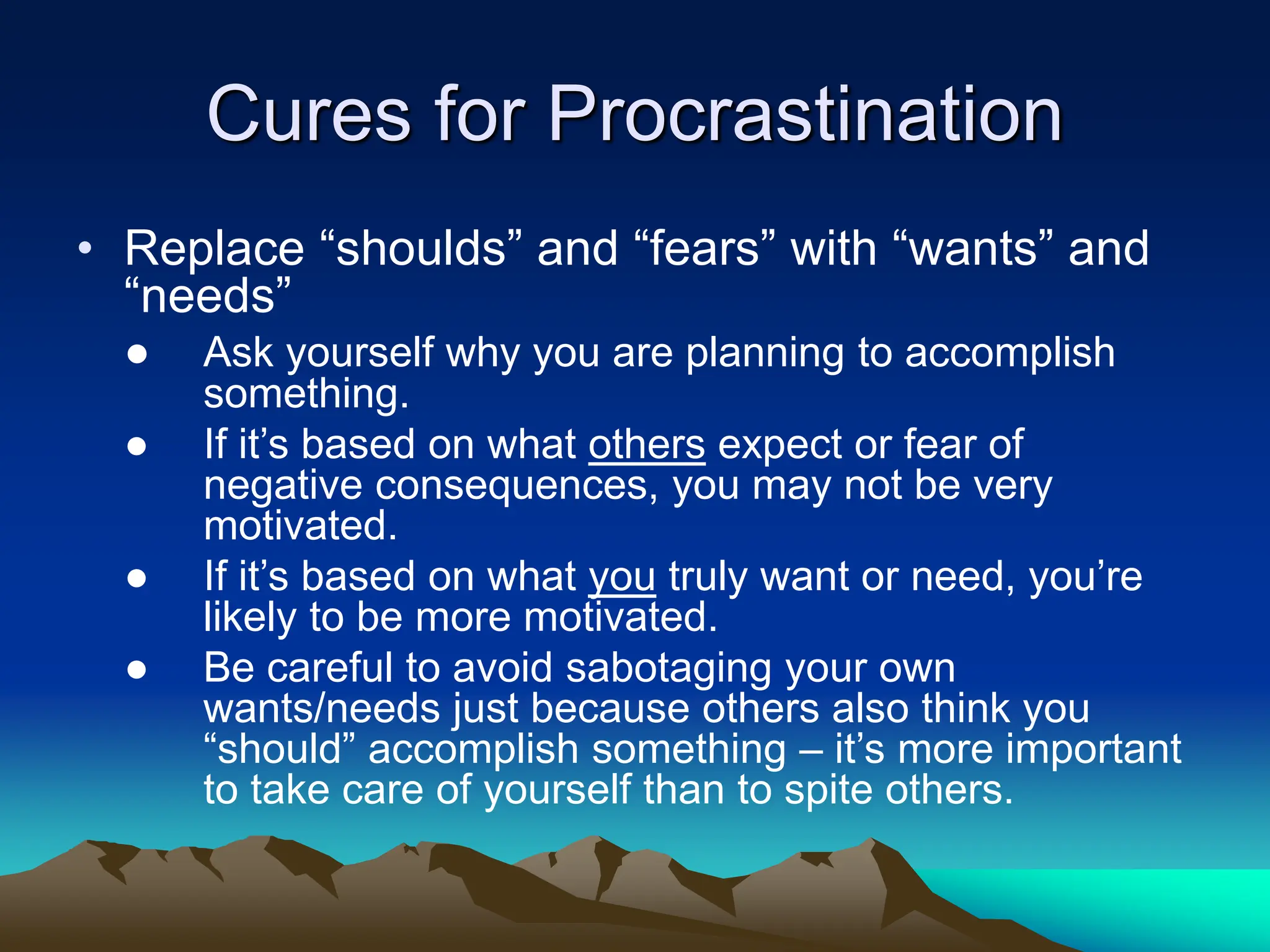 What is procrastination how to remove it from our lives.ppt