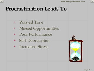 PROCRASTINATION POWERPOINT | PPT