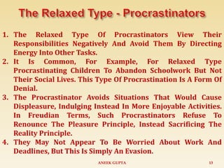 Procrastination By Aneek Gupta | PPT