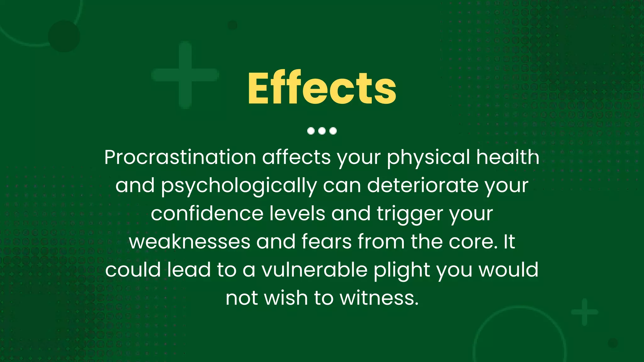 Causes and Effects Of Procrastination | PPTX