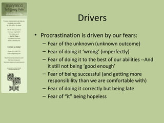 Taming Procrastination | PPT