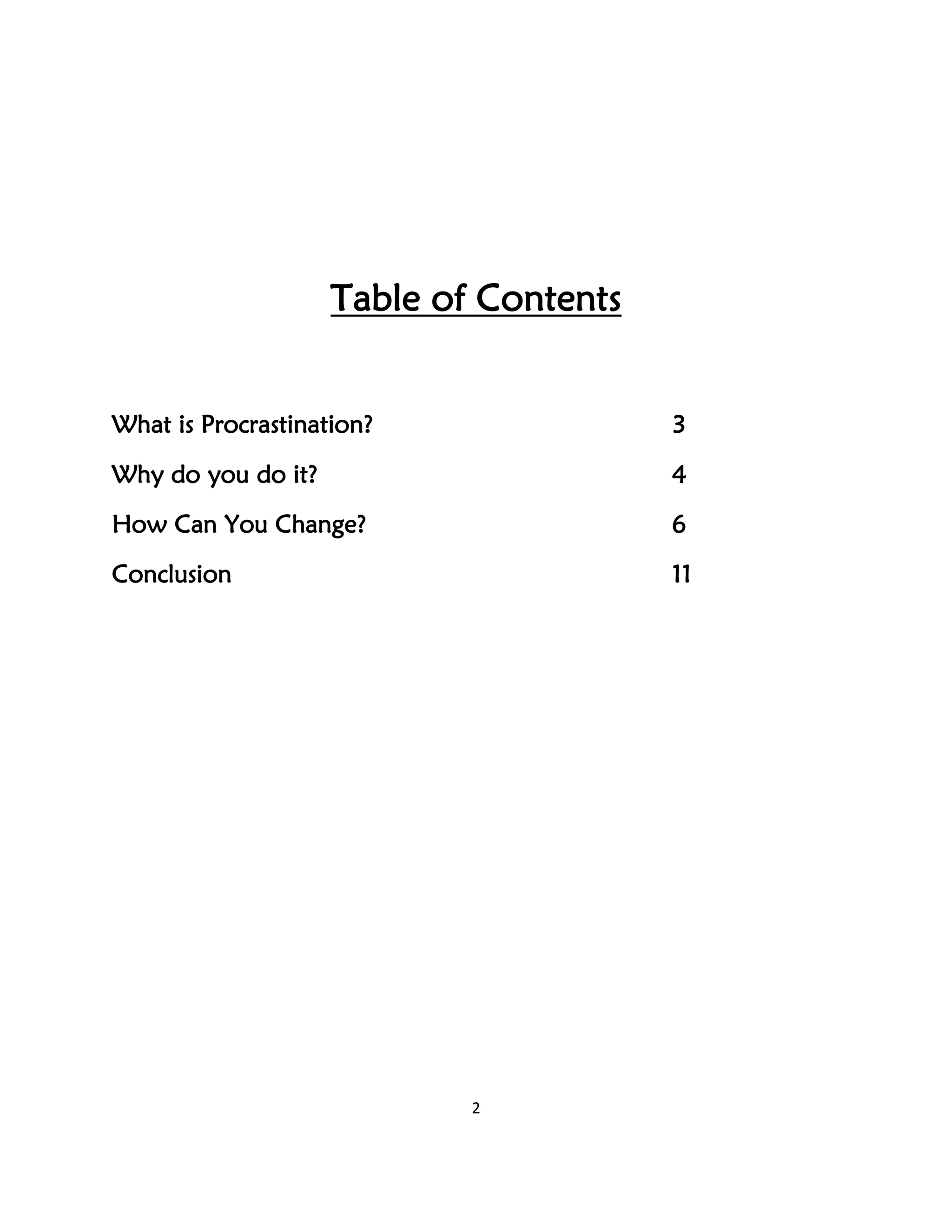 Procrastination Paradigms | PDF
