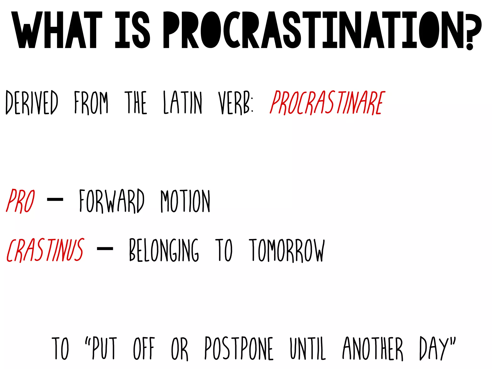 Procrastination Powerpoint | PDF