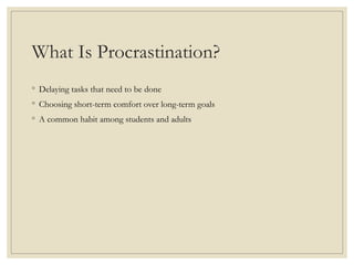 Understanding Procrastination Presentation.pptx